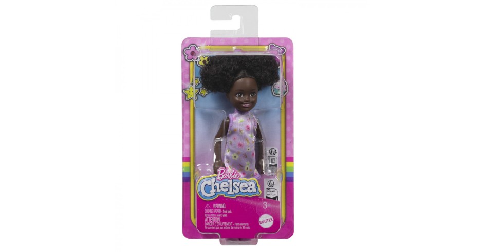 BARBIE PAPUSA CHELSEA CREOLA CU PAR AFRO SI ROCHITA MOV SuperHeroes ...