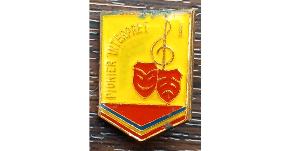 INSIGNA ROMANIA - PIONIER INTERPRET - CLASA I, TEMATICA PIONIERI ...