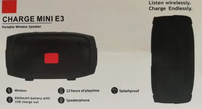 Boxa mare portabila wireless cu MP3 player / radio FM / slot USB Charge ...