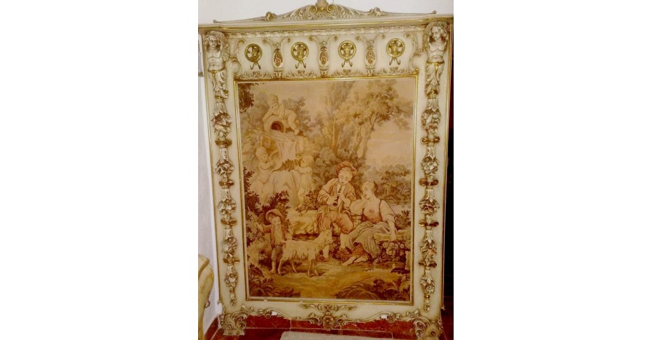cuier vintage tapiserie baroc venetian/rococo,mobila antica/veche ...