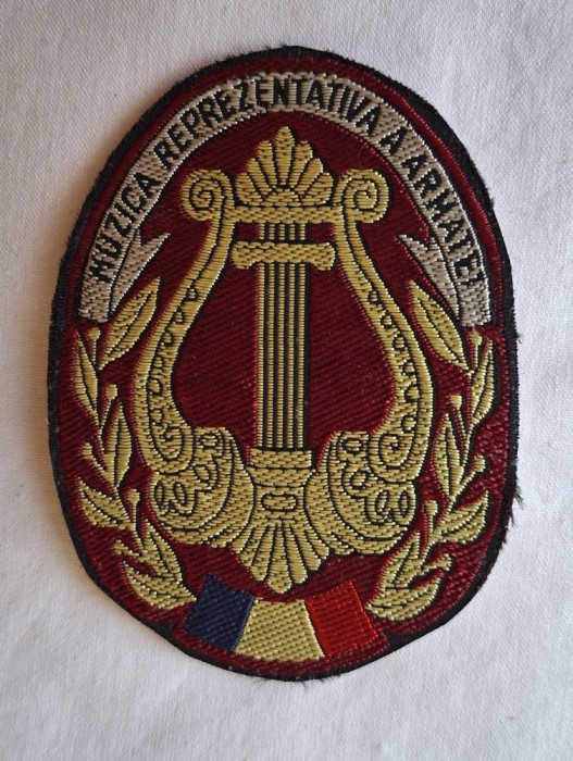 Muzica reprezentativa a armatei - Armata Romana - emblema - ecuson ...