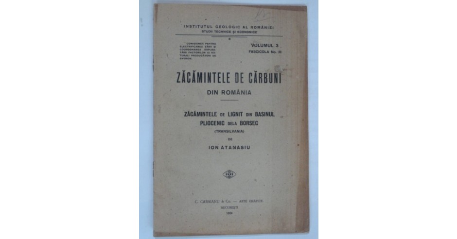 ZACAMINTELE DE CARBUNI DIN ROMANIA. ZACAMINTE DE LIGNIT DIN BAZINUL ...