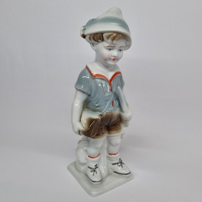 Bibelou portelan romanesc vechi, vintage - Scolar | Okazii.ro