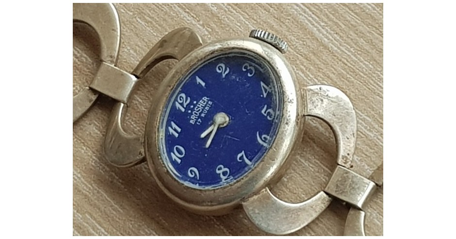 CEAS ARGINT 800 MECANIC VINTAGE BRATARA SUPERBA CEAS FUNCTIONABIL ...