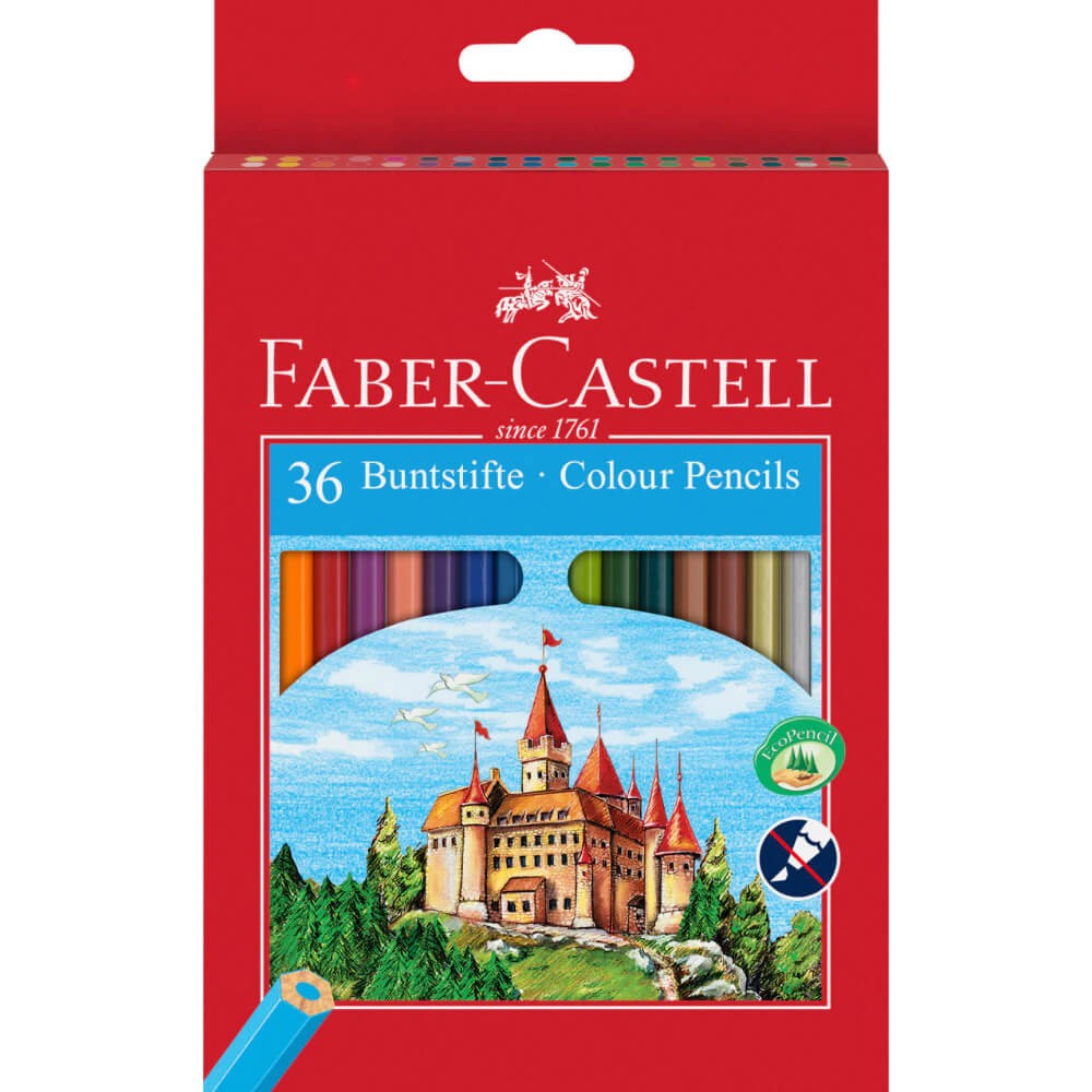 Creioane Colorate Faber-Castell Eco, 36 Buc/Set, Culori Asortate ...