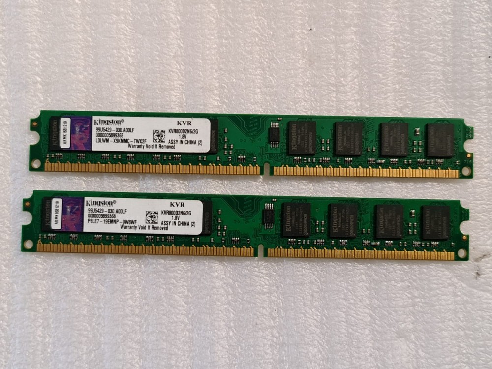 Memorie RAM desktop Kingston KVR800D2N6/2G 2GB DDR2 800Mhz Non ECC ...