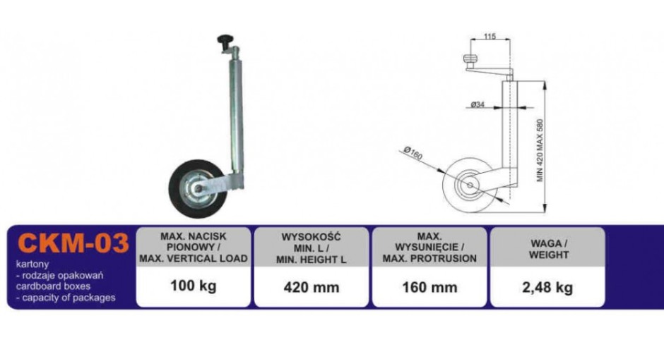 Roata Remorca CKM03 | arhiva Okazii.ro