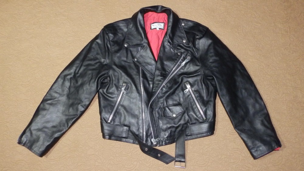 Geaca Rock-Rocker, barbati/Piele naturala/Moto-Rock/model clasic ...