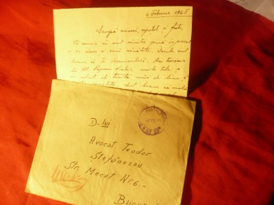 Plic circ. Posta Militara nr.25 la Oficiul 66 Frontul de Vest 1945 ...