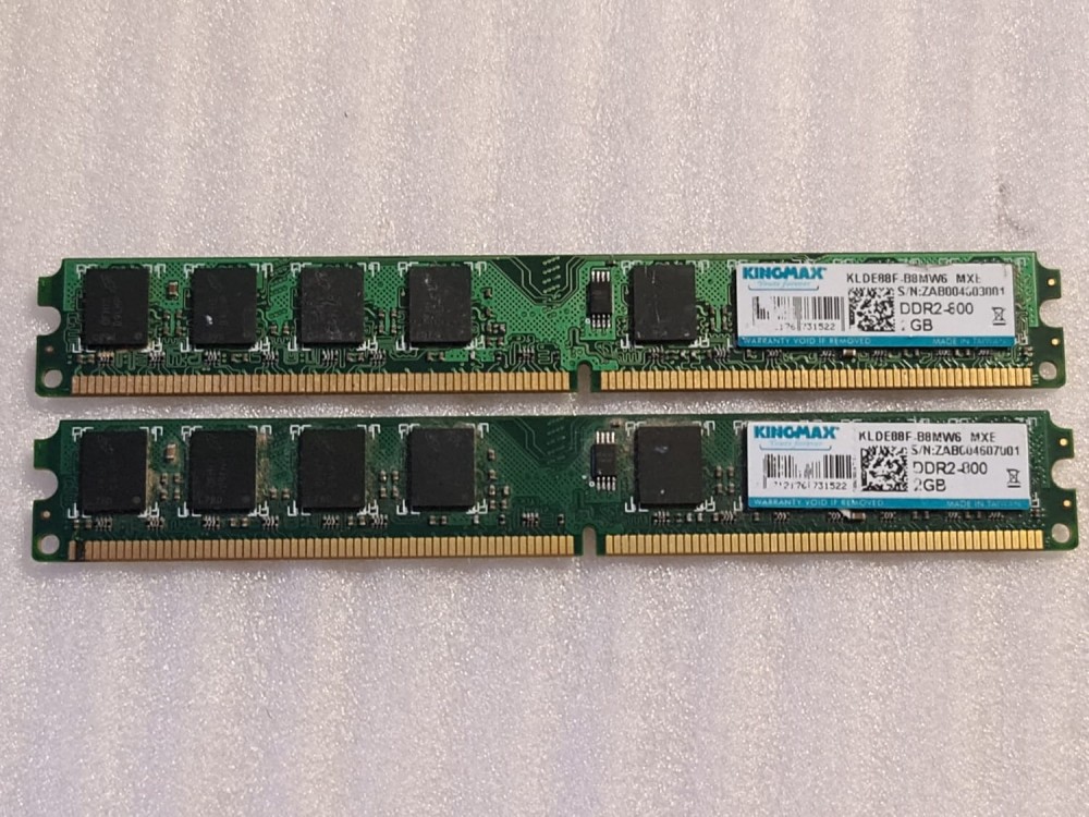 Memorie RAM desktop Kingmax 2GB DDR2 800MHz - poze reale | arhiva Okazii.ro