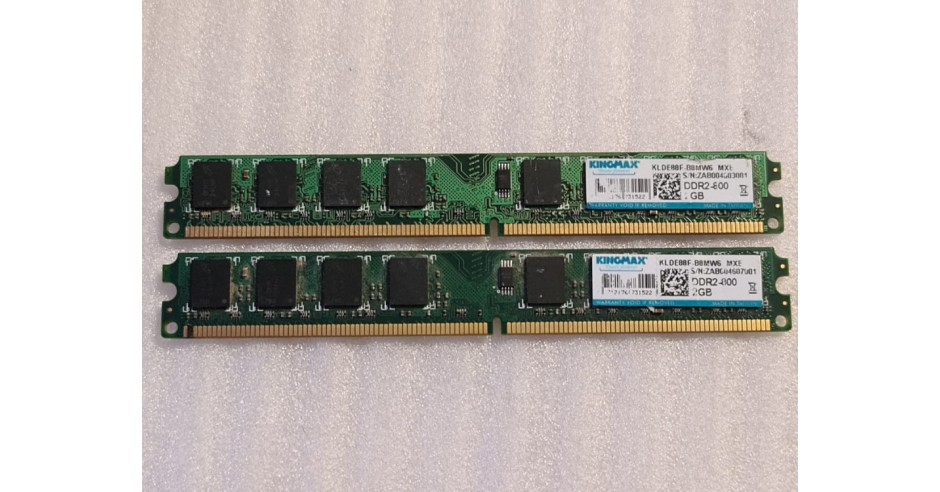 Memorie RAM desktop Kingmax 2GB DDR2 800MHz - poze reale | arhiva Okazii.ro