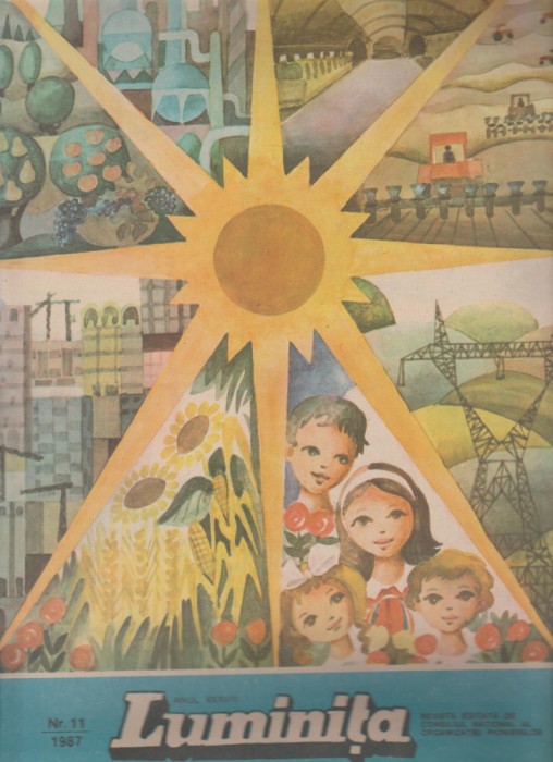 Revista Luminita, nr. 11 / 1987, BD Cea mai fericita clipa - Puiu Manu ...