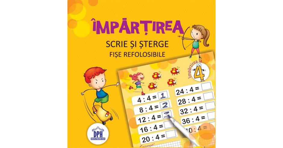 Tabla impartirii. Scrie si sterge. Fise refolosibile | arhiva Okazii.ro