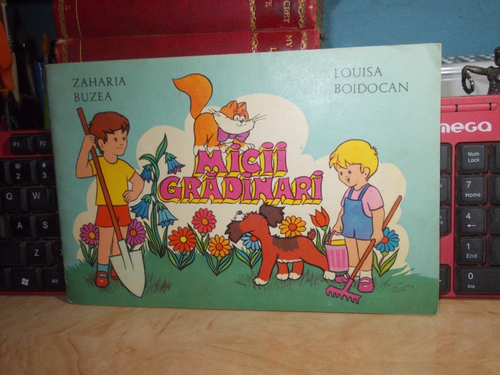 ZAHARIA BUZEA / LOUISA BOIDOCAN - MICII GRADINARI ( CARTE DE COLORAT ...
