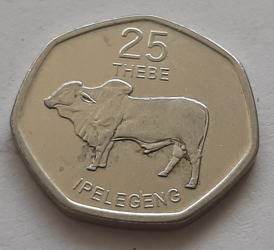 382. Moneda Botswana 25 thebe 2013 | arhiva Okazii.ro