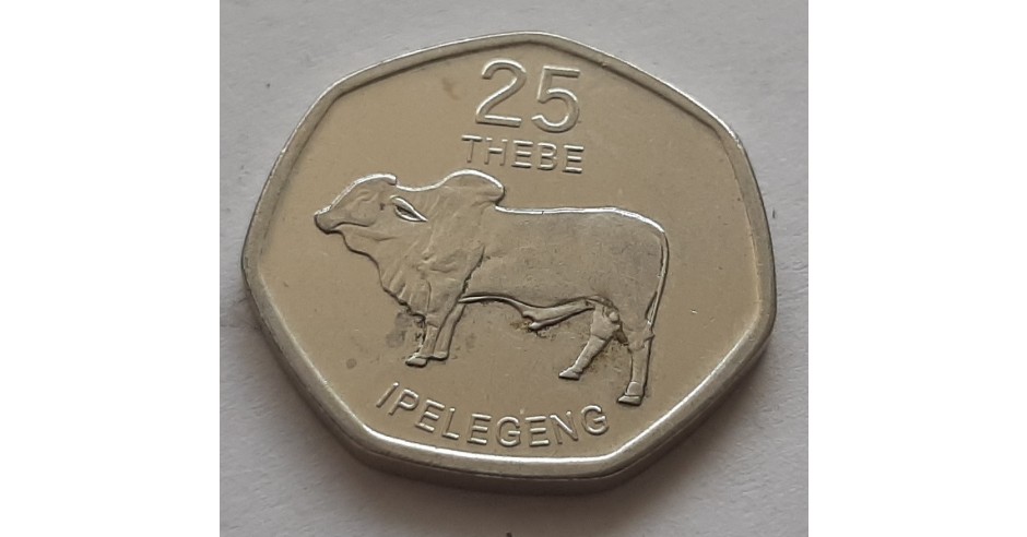 382. Moneda Botswana 25 thebe 2013 | arhiva Okazii.ro