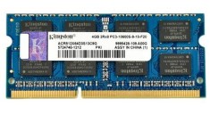 Memorie ram sodimm Kingston 4Gb DDR3 1333Mhz PC3-10600S,1.5V ...