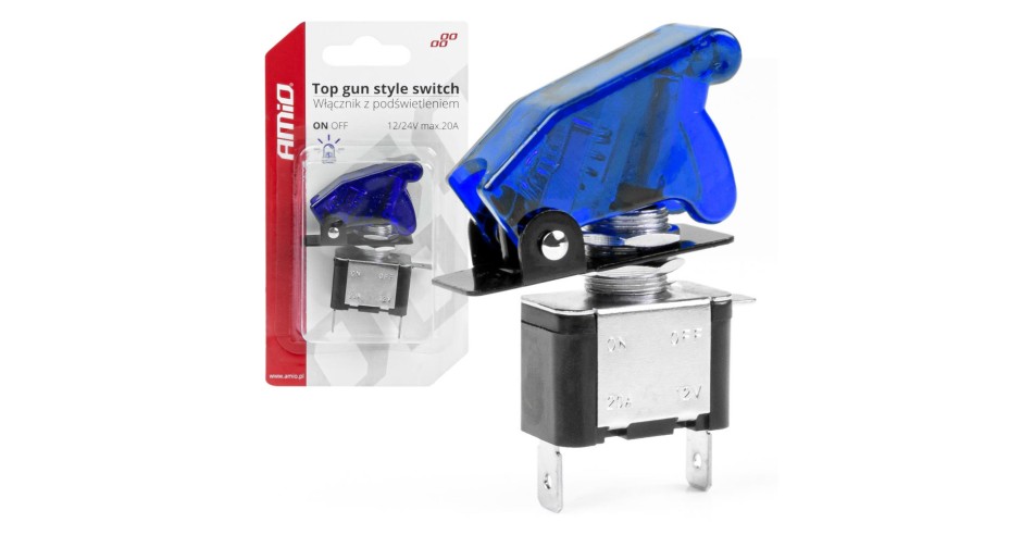 Comutator iluminat (intrerupator) cu protectie, destinatie auto, moto ...