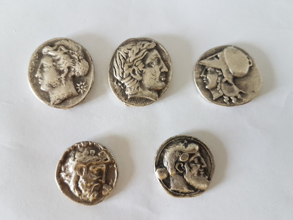 Monede Grecia Antica Lot 5 monede | arhiva Okazii.ro