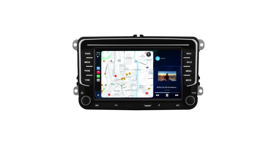 Navigatie Dedicata Seat, 7Inch, 4Gb Ram, 64Gb stocare, Apple Carplay ...