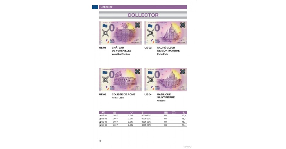 Catalog bancnote suvenir - 0 euro | Okazii.ro