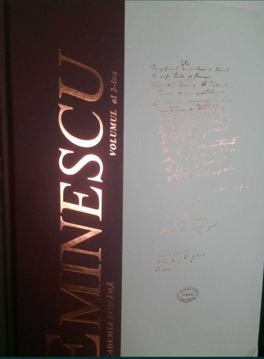 Manuscrise Mihai Eminescu + DVD uri! Academia Romana! SET! Stare ...
