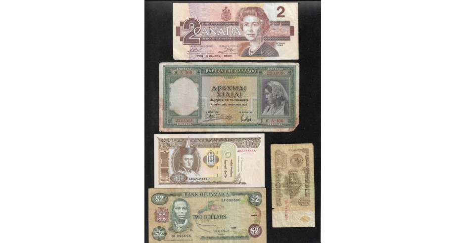 Set #36 15 bancnote de colectie (cele din imagini), America de Nord ...