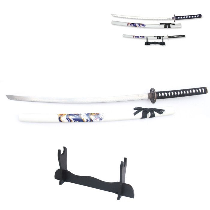 Katana Sabie Samurai Stativ Decor Lama 69cm Carbon Tole 10 Imperial ...