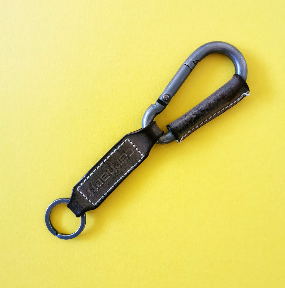 Carabiniera carabina CARHARTT WIP port chei breloc metal piele | arhiva ...