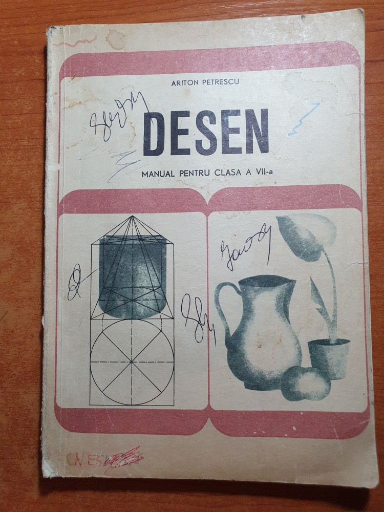 manual de desen pentru clasa a 7-a din anul 1967 | arhiva Okazii.ro