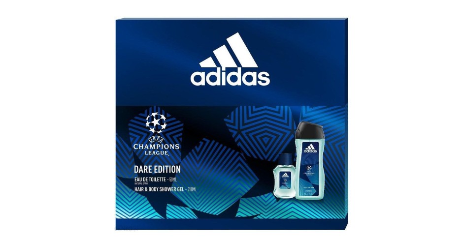 Set 2 Produse Adidas Dare Edition, Apa de Toaleta 50 ml, Gel de Dus 250 ...
