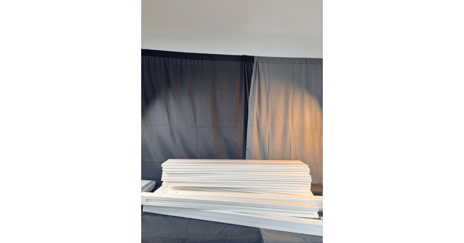VEVOR 3x panouri gard de gradina 122x122cm gard de intimitate PVC si ...