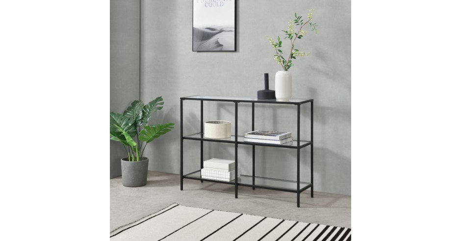 Masa Perstorp consola cu doua rafturi [en.casa] HausGarden Leisure ...