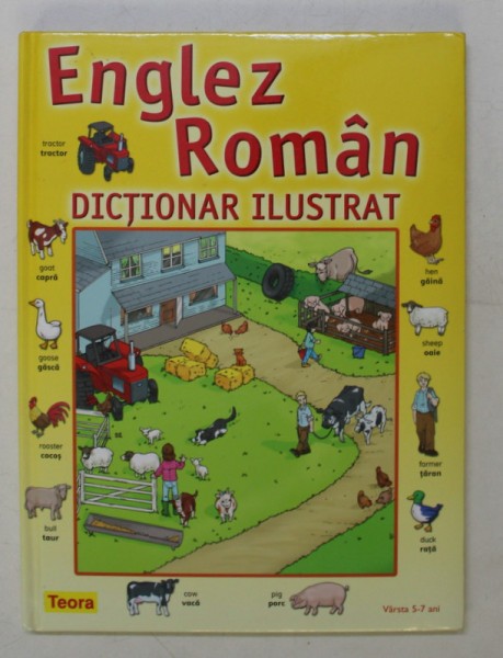 DICTIONAR ILUSTRAT ENGLEZ - ROMAN , ilustratii de ADAM PESCOTT , 2009 ...