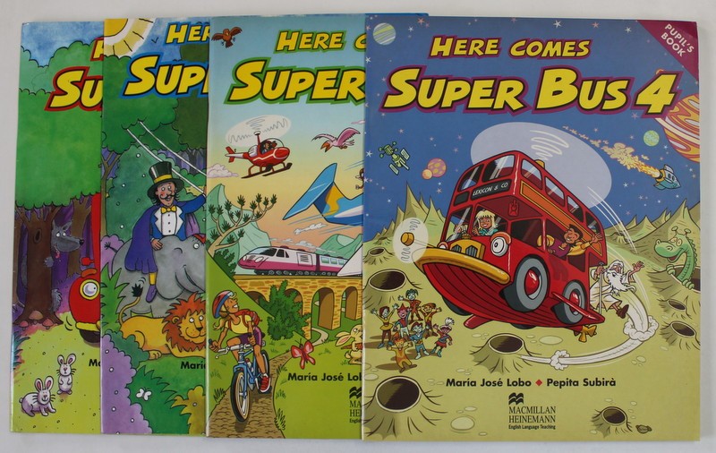 HERE COMES SUPER BUS , VOLUMES I - IV by MARIA JOSE LOBO and PEPITA ...