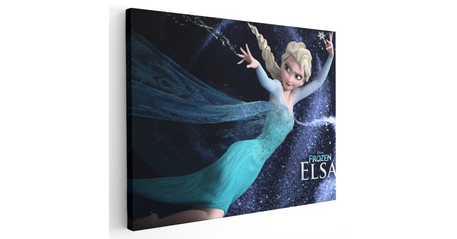 Tablou afis Elsa Frozen desene animate 2156 Poster imprimat pe hartie ...
