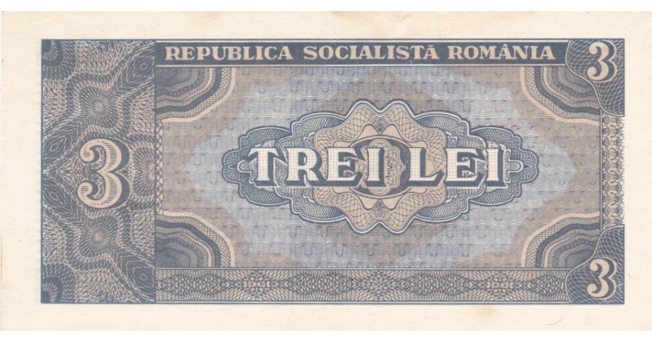 ROMANIA RSR 3 LEI 1966 AUNC+ | arhiva Okazii.ro