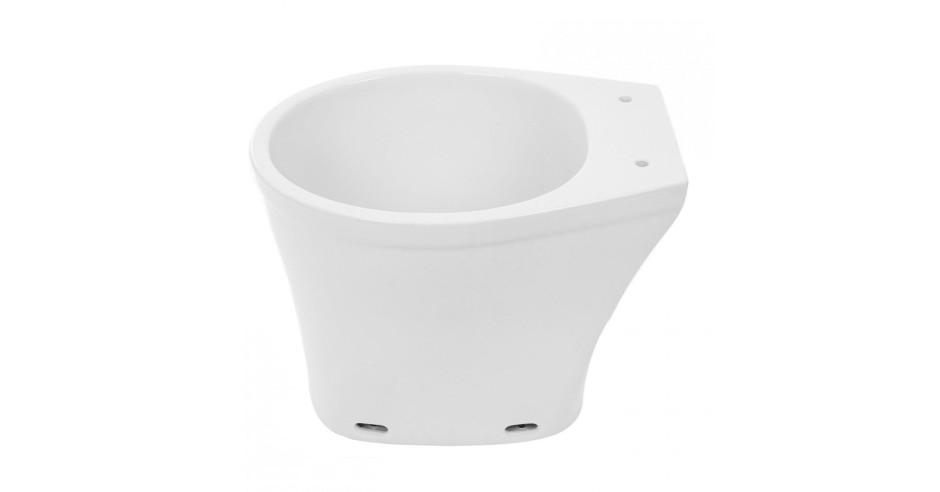 Vas WC rustic pentru curte, Cersanit Supplementary, R04-003, alb ...