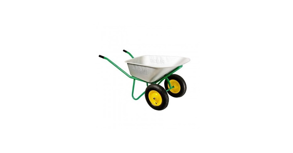 Roaba Gradina/Constructii Palisad 100L, 320kg, 2 Roti Pneumatice, Cadru ...