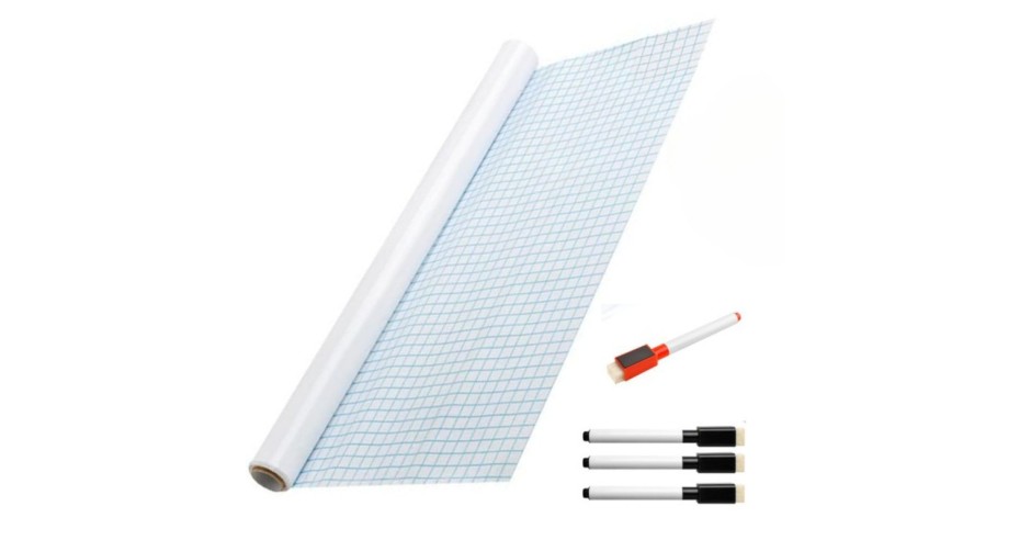 Set Rola de hartie autoadeziva si reutilizabila pentru scris si desenat ...