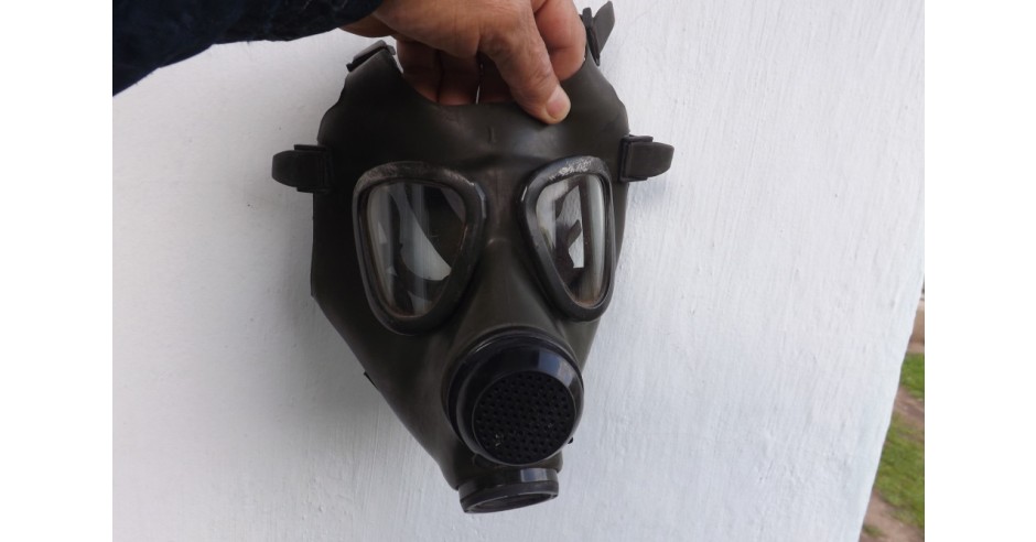 Masca de gaze militara.Armata Spaniola.Fara filtru. | arhiva Okazii.ro