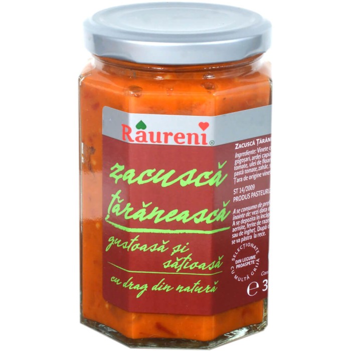 Zacusca Taraneasca Raureni, 300g, Zacusca, Zacusca Rureni, Zacusca ...