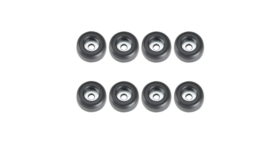 Set de 8 picioruse de cauciuc pentru boxe, 25 x 11 mm, Adam Hall 4900 ...