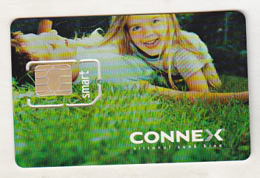Bnk card Cartela telefonica de colectie - SIM Connex - stare perfecta ...