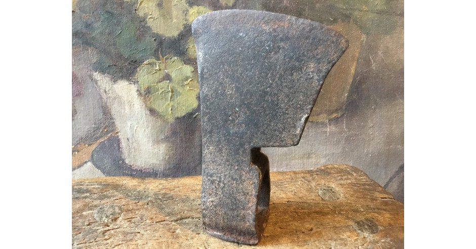 Scule si Unelte vechi - Topor model deosebit cu marcaj Rusca Montana ...