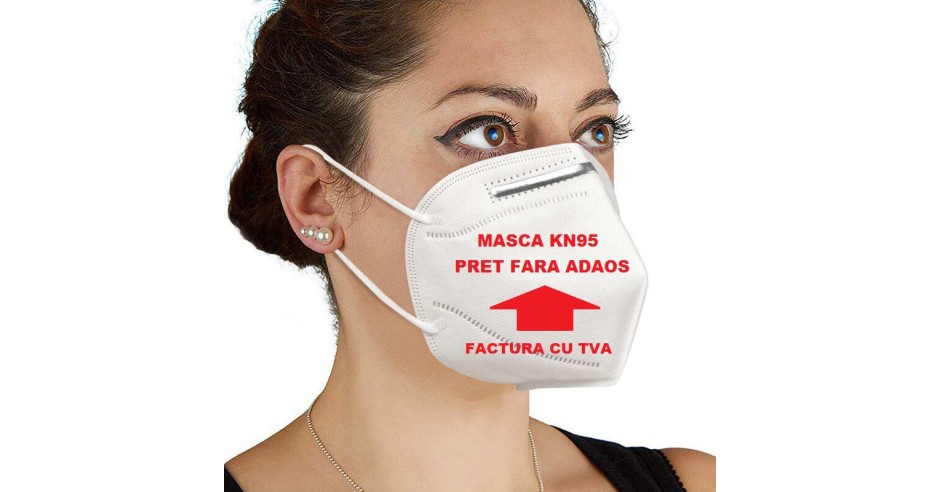 Masca de protectie FFP2 KN95 N95 10 buc - aprobate FDA si CE - 6 ...