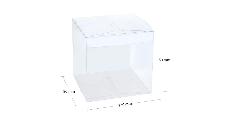 Cutii transparente acetofan (set 50 buc) - 130x80x50mm | Okazii.ro