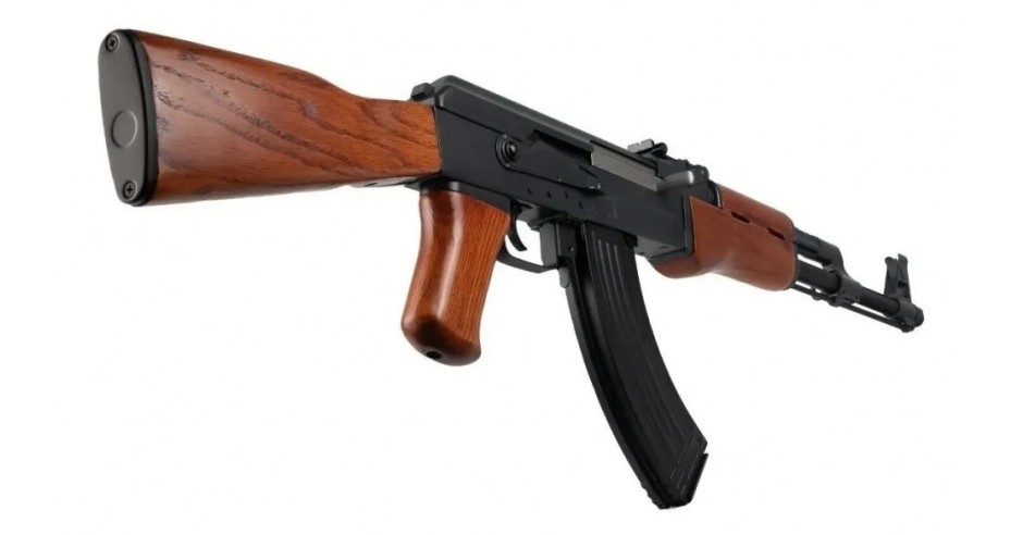 Pusca AK47 Kalashnikov cu blowBack A.E.G. full METAL si lemn 120916 ...