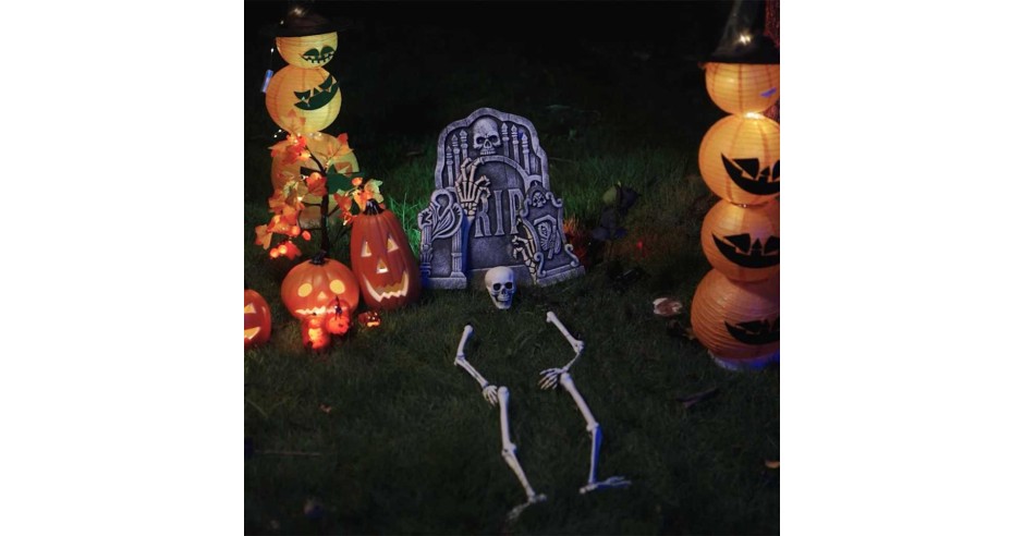 Schelet de Halloween Alb 20 x 10 x 9,5 cm Plastic | Okazii.ro