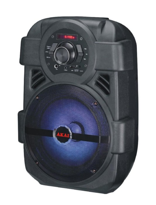 Boxa portabila activa Akai ABTS-808L, 10 W, Bluetooth, USB, Aux in ...